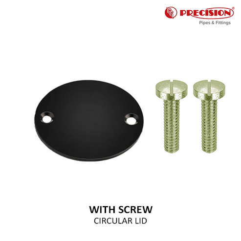 CIRCULAR LID WITH SCREW PRECISION PVC